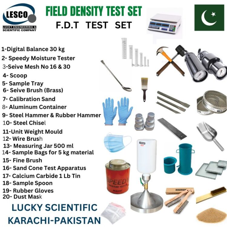 F.D.T Test Set (Field Density Test Apparatus) for Sale in Pakistan ... F.D.T Test Set (Field Density Test Apparatus) for Sale in Pakistan ...