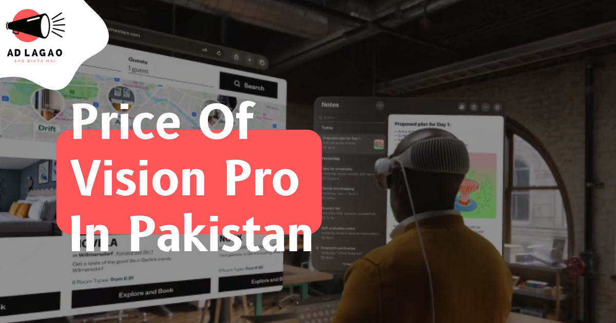The price of Apple Vision Pro in Pakistan is 1M+ | AdLagao.pk