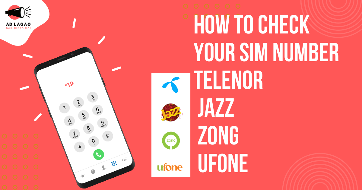 How to Check Your SIM Number | Telenor | Jazz | Zong | Ufone in 2024 ...